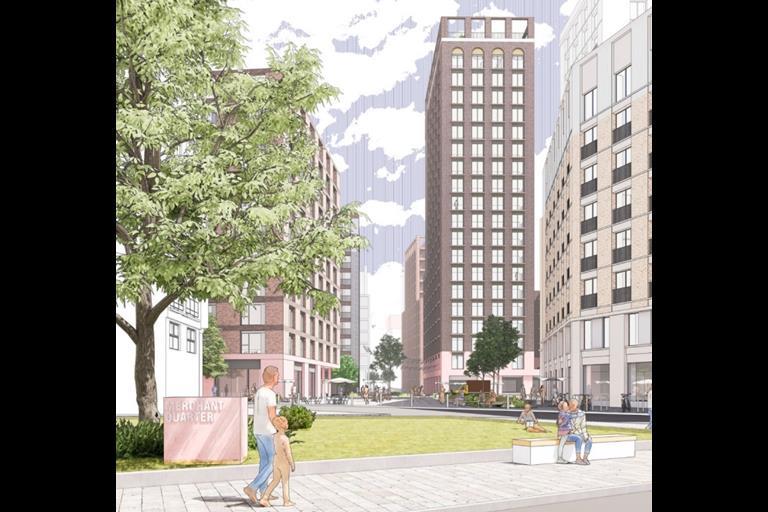 Revised designs submitted for mixed-use scheme in middle of Glasgow ...